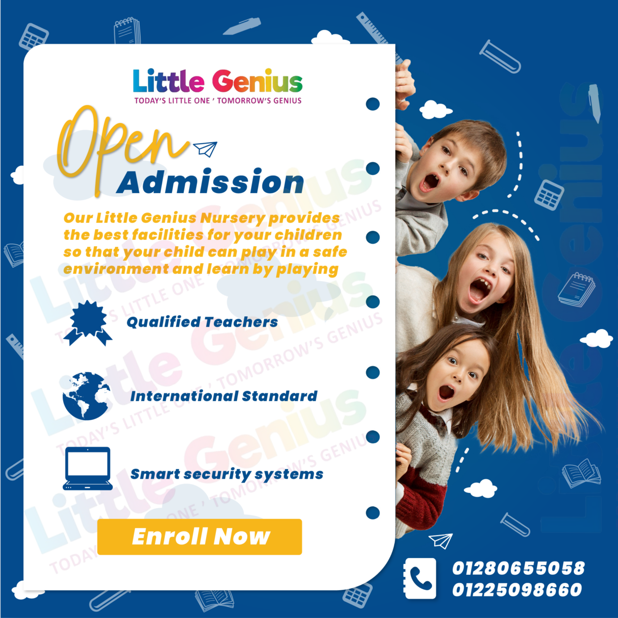 إستمارة التقديم - Little Genius Academy